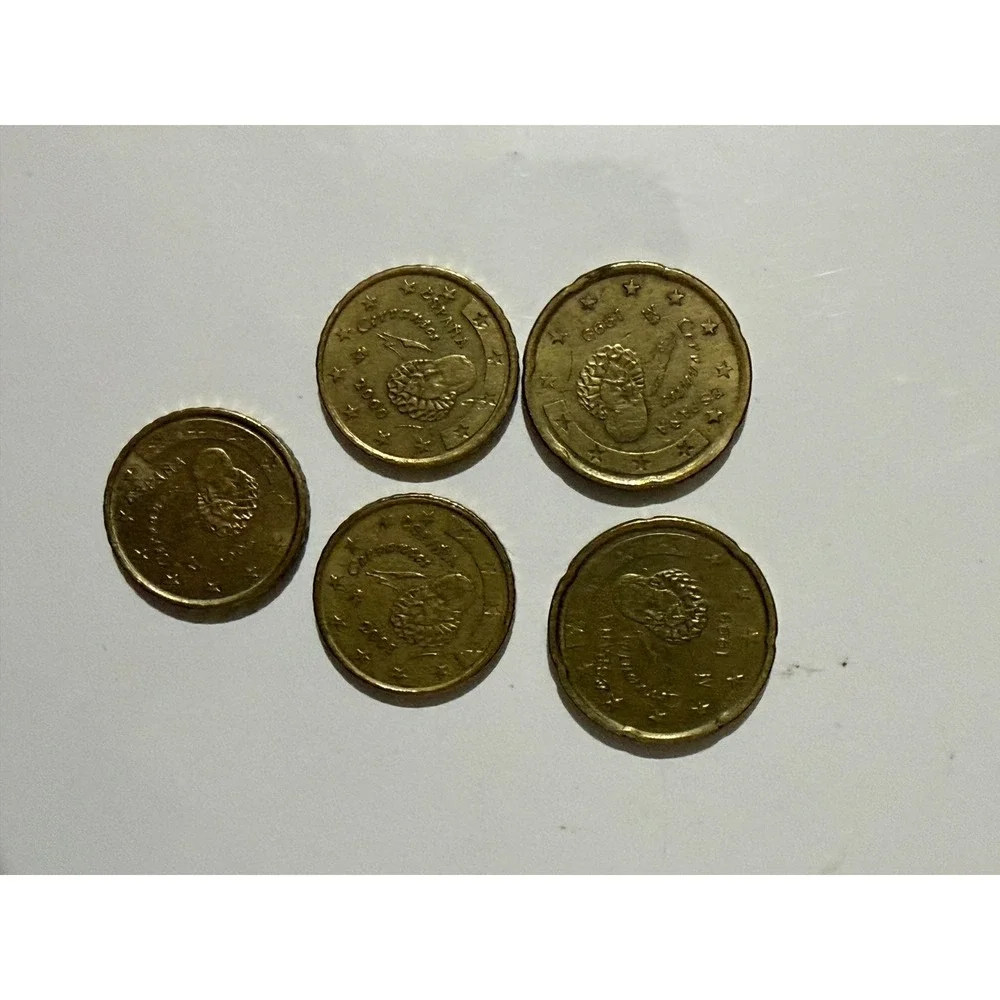 Design | Spain Euro Cent Coin Lot 1999205 Miguel De Cervantes 10c 20c 5 ...